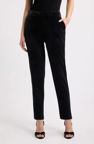 TAHARI ASL Velvet Classic Ankle Pants
