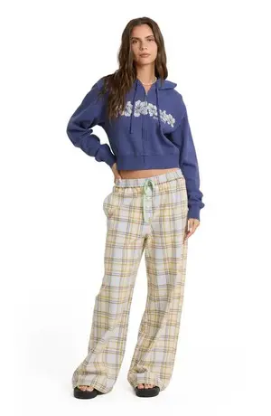BILLABONG Coastal Breeze Flannel Wide Leg Pants