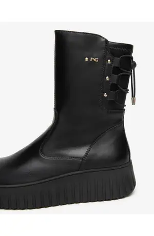 NEROGIARDINI Sport Wedge Leather Boot