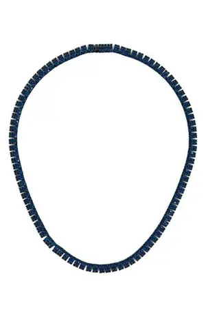 Nadri Rocco Pavé Collar Necklace Black/navy