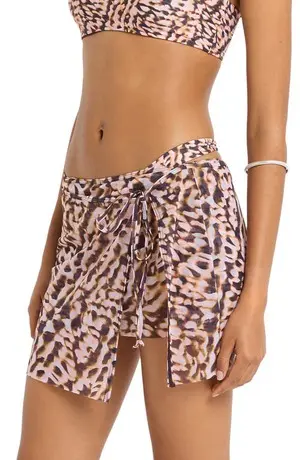 Bond Eye Maeve Mesh Cover-up Miniskirt - Papillon