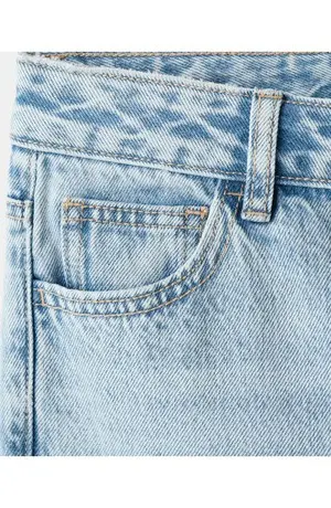 Mango Mid Rise Straight Leg Jeans