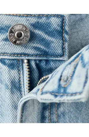 Mango Mid Rise Straight Leg Jeans