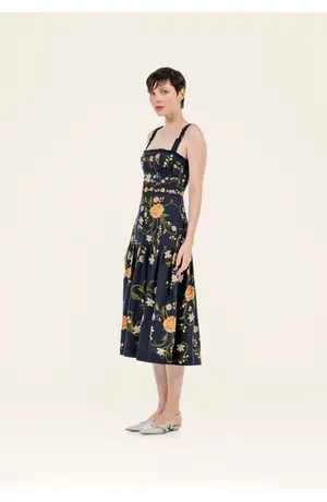 Agua Bendita Nispero Valle Midi Dress