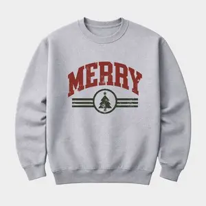 SIMPLY SAGE MARKET Merry Arched Tree Sweatshirt - Graphite