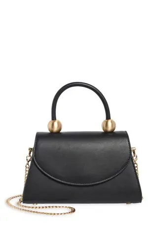 OLGA BERG Siren Faux Leather Top Handle Bag