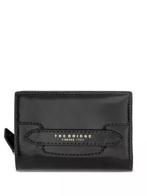 THE BRIDGE Logo-print Leather Wallet - Black