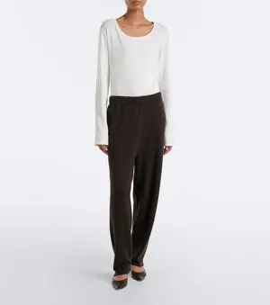 THE ROW Liisa Three Leather Pumps