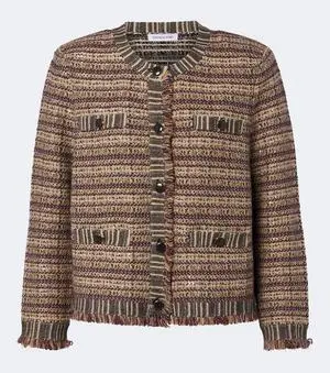Veronica Beard Sariyah Cropped Tweed Jacket - Multicoloured
