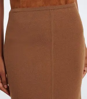 Max Mara Wool And Cashmere Maxi Skirt