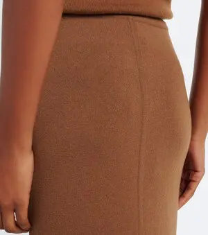 Max Mara Wool And Cashmere Maxi Skirt