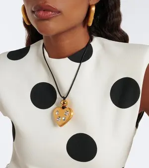 Jacquemus Coeur Embellished Pendant Necklace