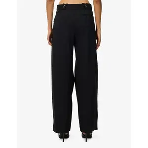 Rabanne Pantalon Straight-leg Wool Trousers