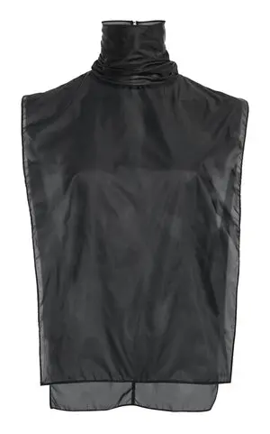 Brandon Maxwell The Cain Nylon Turtleneck Dickie Black