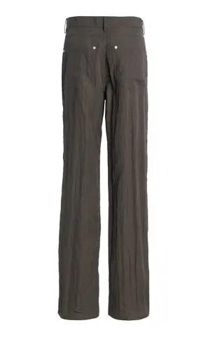 Brandon Maxwell The Reade Relaxed Seersucker Pants - Olive