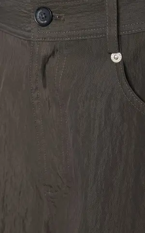 Brandon Maxwell The Reade Relaxed Seersucker Pants - Olive