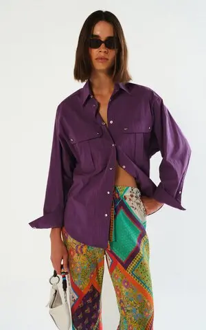 SIEDRES Manoce Patchwork-print Pants