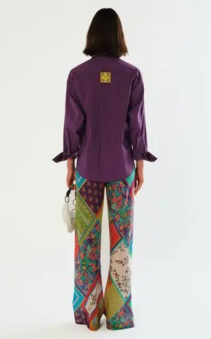 SIEDRES Manoce Patchwork-print Pants