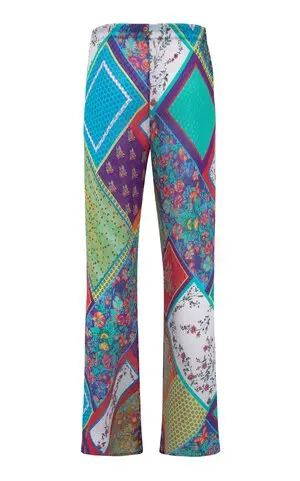 SIEDRES Manoce Patchwork-print Pants