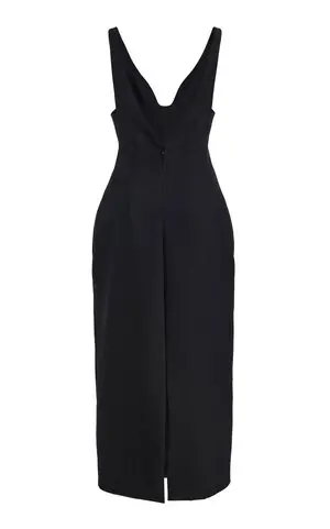 Brandon Maxwell The Roxie Wool-silk Sheath Dress