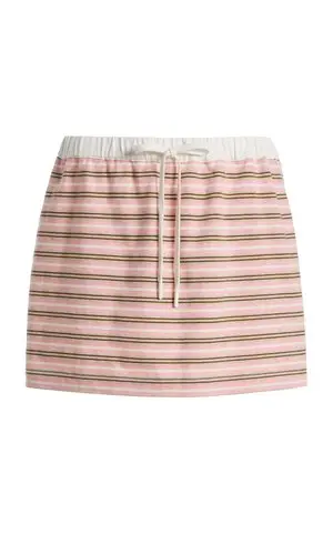 Posse Exclusive Maddie Cotton Mini Skirt - Multi