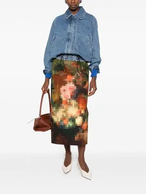 Loewe Drawstring Denim Jacket - Blue