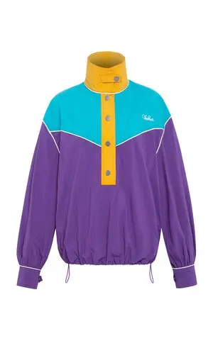 SIEDRES Vento Cotton-blend Color-block Jacket