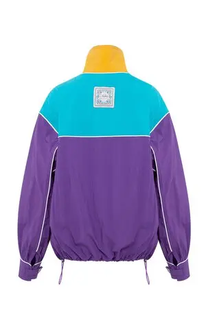 SIEDRES Vento Cotton-blend Color-block Jacket
