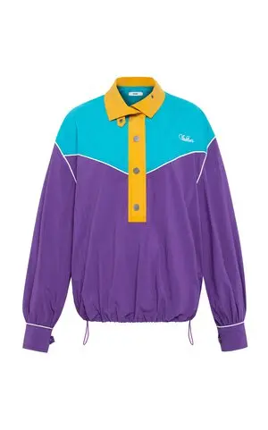 SIEDRES Vento Cotton-blend Color-block Jacket