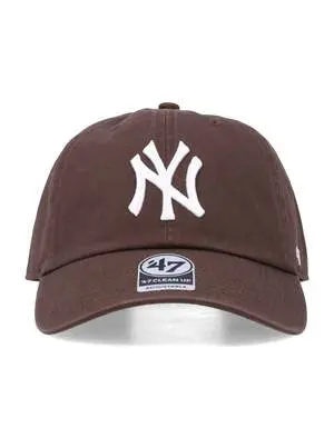 47 HAT Embroidered Logo Adjustable Cap - Marrone