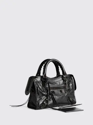 Balenciaga Le City Small Arena Lambskin Handbag With Studs