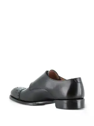 CHEANEY Brogue Double-strap Monk Shoes