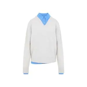 Acne Studios Polo Sweater - White