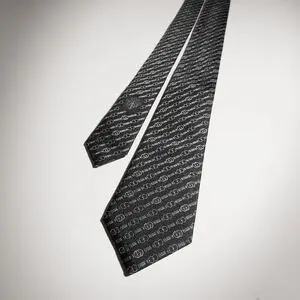 Gucci Interlocking G Belt Silk Jacquard Tie