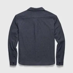 SURFSIDE SUPPLY CO. Louis Soft Herringbone Overshirt - Navy