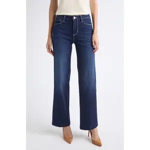 L'Agence Scottie High Waist Wide Leg Jeans