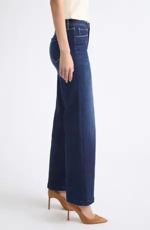 L'Agence Scottie High Waist Wide Leg Jeans