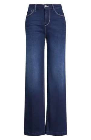 L'Agence Scottie High Waist Wide Leg Jeans