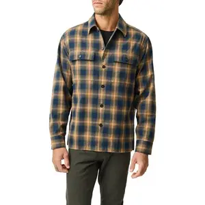 Rodd & Gunn Pinehaven Plaid Organic Cotton Overshirt