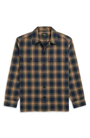 Rodd & Gunn Pinehaven Plaid Organic Cotton Overshirt