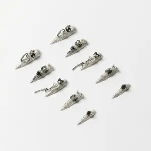 3H NAILS 3h Luxury Handmade Press-on Nailschrome Dagger