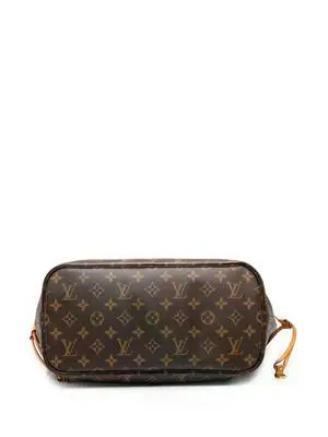 LOUIS VUITTON 2015 Monogram Neverfull Mm Tote Bag - Brown