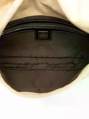 Fendi 20th Century Zucca Canvas Baguette Shoulder Bag