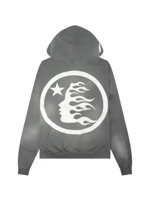 HELLSTAR Logo-print Zip-up Hoodie