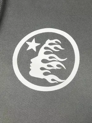 HELLSTAR Logo-print Zip-up Hoodie