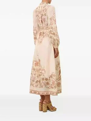 Zimmermann Indra Floral-print Midi Dress