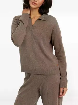 Chinti & Parker Collared V-neck Sweater