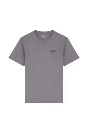 EA7 Logo-print T-shirt - Grey