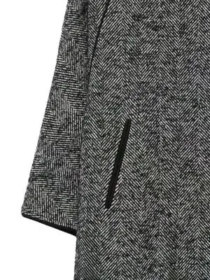 N°21 Herringbone-pattern Coat