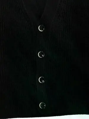 NINE:INTHE:MORNING Ribbed-knit V-neck Vest